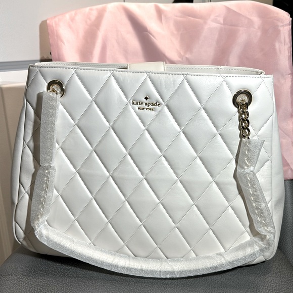 kate spade | Bags | Nwt Kate Spade Carey Smith Quilted Leather Satchel ...